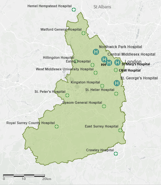 Hospitals in Our Network | West London Haemoglobinopathy Coordinating ...